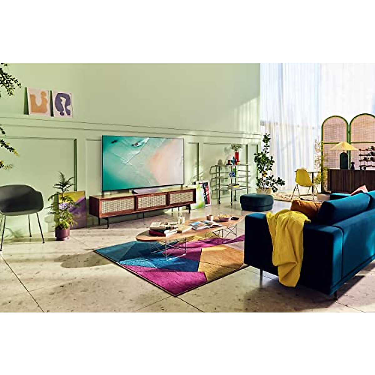 LG 55-Inch Class OLED evo Gallery Edition G2 Series Alexa Built-in 4K Smart TV, 120Hz Refresh Rate, AI-Powered 4K, Dolby Vision IQ and Dolby Atmos, WiSA Ready, Cloud Gaming (OLED55G2PUA, 2022)