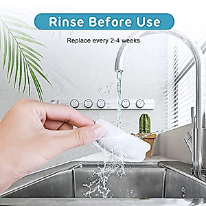 Cat Water Fountain Filters, 8PCS Carbon Filters & 8PCS Pre-Filter Sponges, Pet Water Fountain Filters for K15 2.5L/84oz Stainless Steel Cat Water Fountain Dog Water Fountain