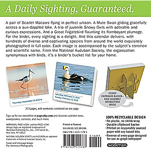 Audubon Birds Page-A-Day Calendar 2023: The World's Favorite Bird Calendar