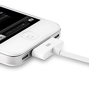 Aibocn MFi Certified 30 Pin Sync and Charge Dock Cable for iPhone 4 4S / iPad 1 2 3 / iPod Nano/iPod Touch - White