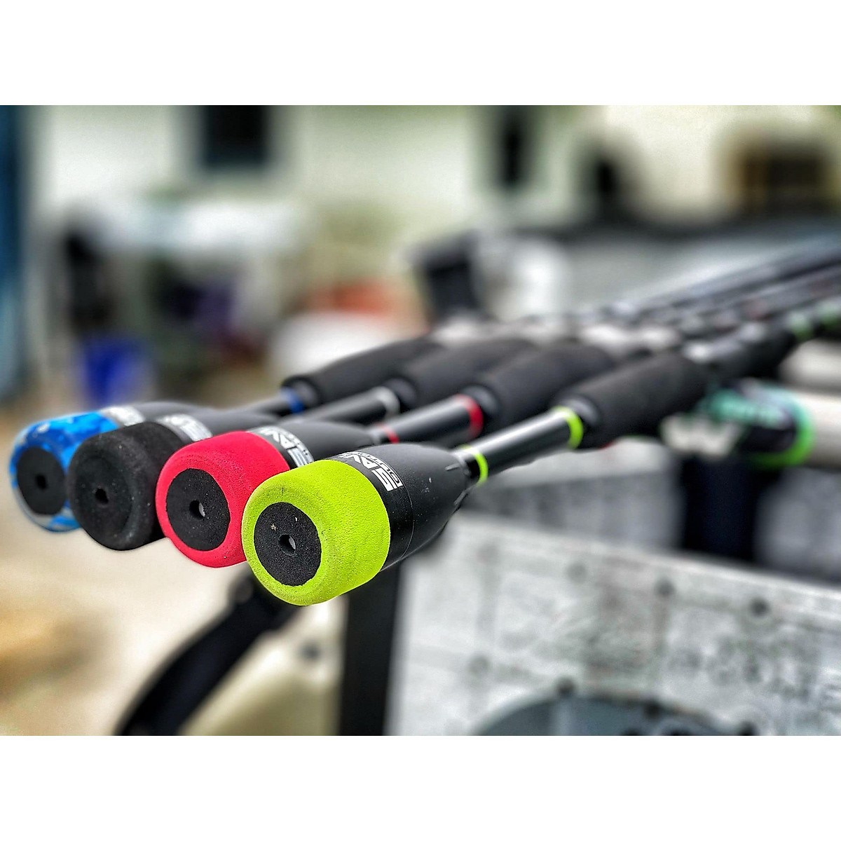 Savur Outdoors Split Grip Fishing Rod Floats (Green)