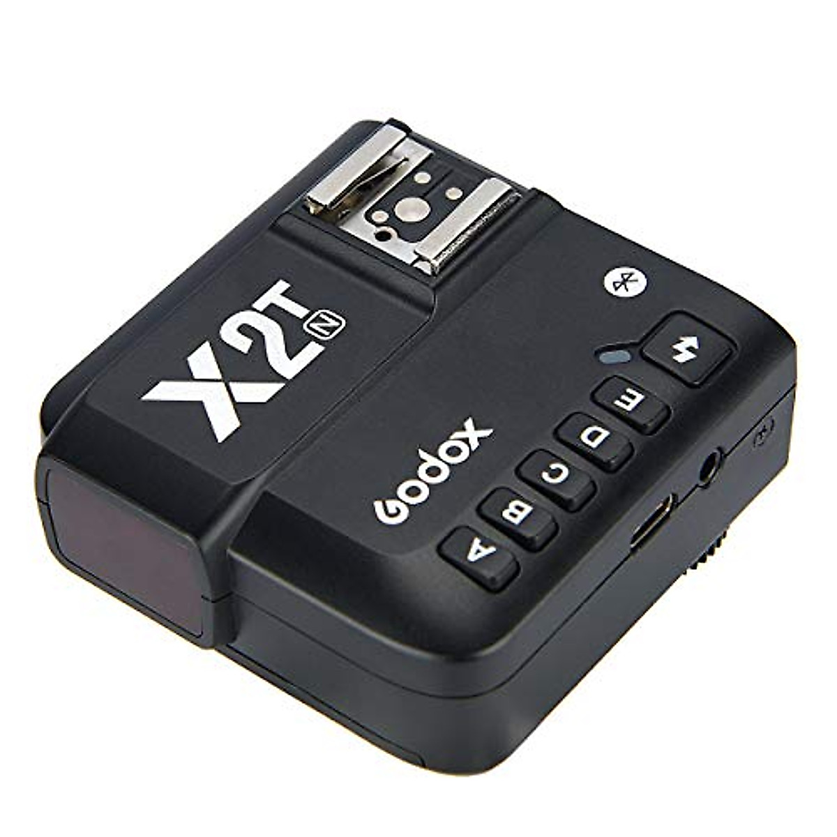 Godox X2T-N TTL Wireless Flash Trigger for Nikon, Bluetooth Connection, 1/8000s HSS,5 Separate Group Buttons, Relocated Control-Wheel, New Hotshoe Locking, New AF Assist Light
