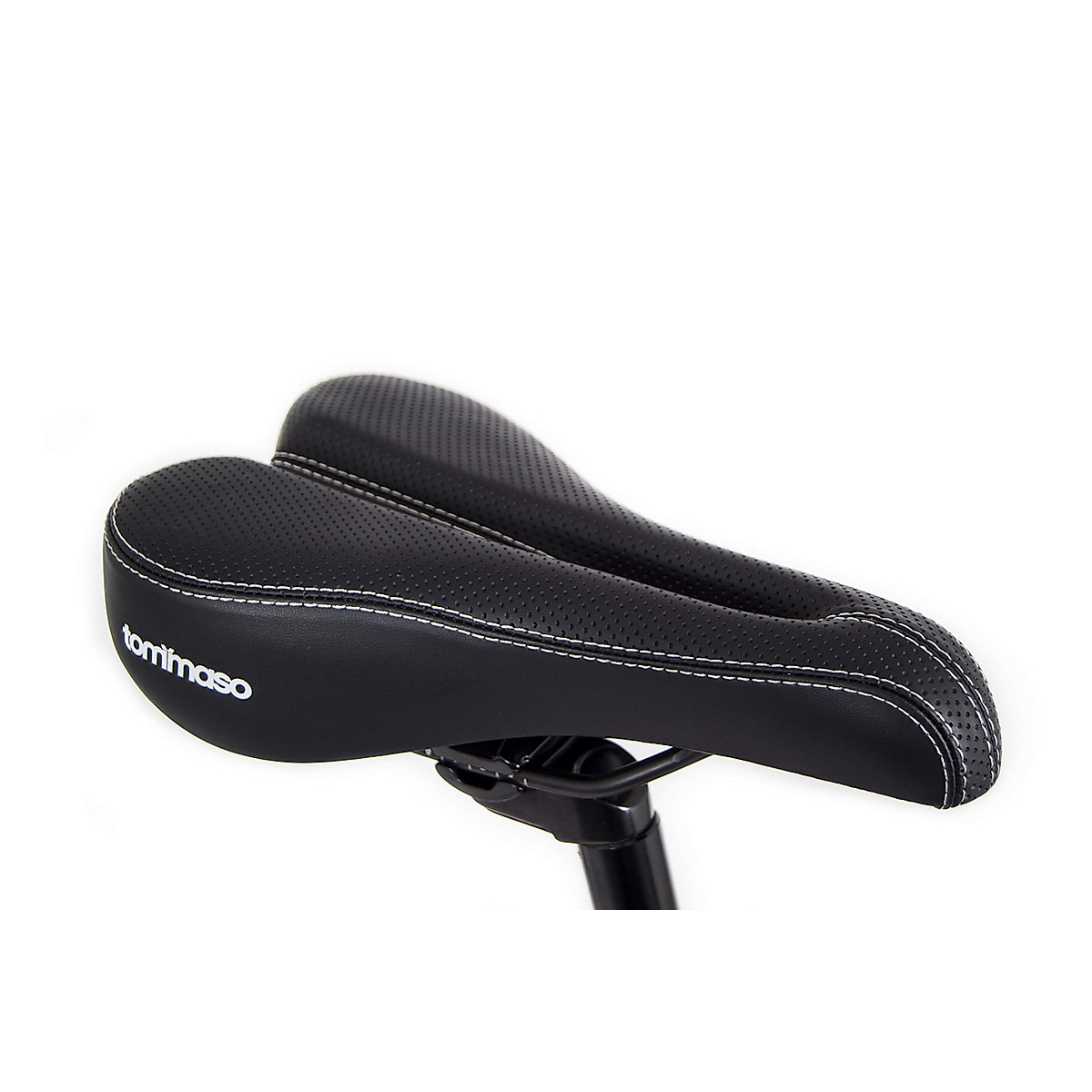 Tommaso Sorrento Shimano Tourney Hybrid Fitness Bike, Matte Black/Grey - Medium