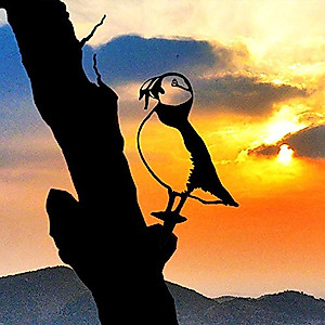 Small Garden Flags for outside Garden Art Animals stainless steel Exquisite decoration variety of placespeople Metal Garden Signs with