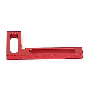 Rectangular 90 Degree Professional Positioning Ruler Woodworking Clamping Square Ruler Measurement Square Layout Template Tool