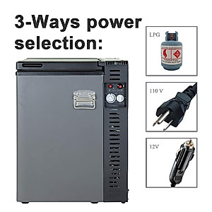 Smad Compact Fridge No Noise Propane Freezer 3 way