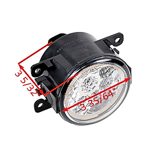 2X 55W LED Fog Light Lamps Replacement For Ford Focus Mustang Ranger Fiesta Fusion Explorer C-Max Transit Connect Freestyle Taurus X