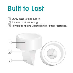 Maymom Pump Parts Compatible with Spectra S1 Spectra S2 Spectra 9 Plus Incl Duckbill Valve Silicone Membrane Replace Spectra Duckbill Valve Spectra S2 Replacement Parts Not Original Spectra Pump Parts