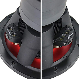 Audiopipe TXX-BDC4-10D2 10-inch Woofer Dual 2 Ohm Subwoofer Quad Stack 900 Watts RMS 1800 Watt Max Voice Coil 2.5" BASV 4-Layer