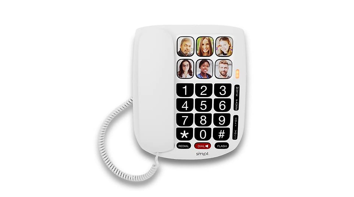 SMPL Hands-Free Dial Phone for Seniors | Easy One-Touch Use