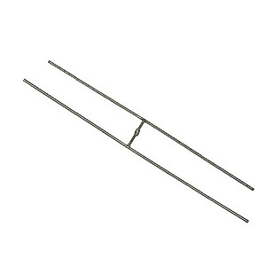 Hearth Products Controls (HPC) Rectangle Stainless Steel Fire Pit H-Burner (HBSB72-LP), 72x10-Inch, Propane Gas
