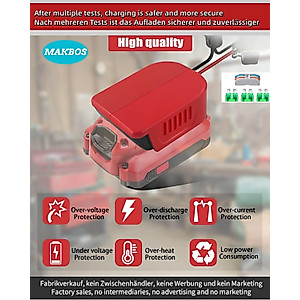 for Bauer 20V Battery Adapter,for Power Wheels Adaptor,DIY Converter for Bauer 20V Battery Power Station,Battery Conversion Kit with Switch,for DIY Rc Car Toys Batteries,for Robotics and Rc Truck