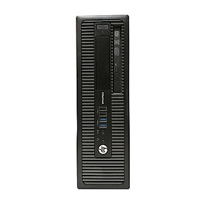HP EliteDesk 800 G1 SFF Desktop, Intel i7, 16GB, 500GB SSD, Dual (2) E243 24-inch HP FHD Monitors, WiFi, Windows 10 Pro (Renewed)