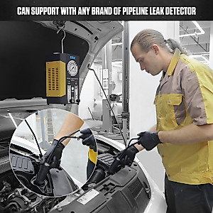 Universal Easy Intake Adapter for 12V Vehicle Pipes Fuel Leakage Detector Diagnositc Tester