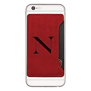Cell Phone Card Holder Wallet - Northeastern Huskies