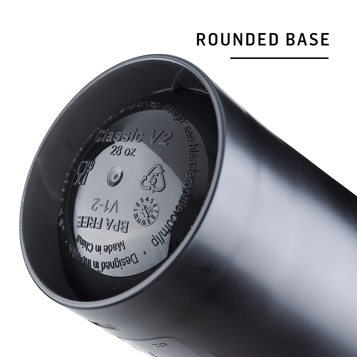 BlenderBottle Classic V2 Shaker Bottle Perfect for Protein Shakes and Pre Workout, 28-Ounce (2 Pack), Ocean Blue, Plum