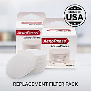 AeroPress Replacement Filter Pack - Microfilters For AeroPress Coffee And Espresso Maker - 2 Pack (700 count)