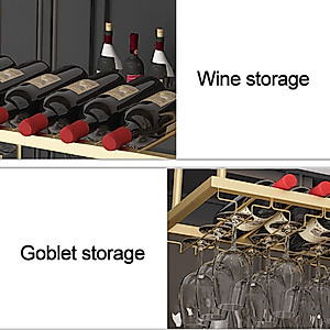 V3VOGUE Ceiling Wine Glass Rack, Ceiling Mounted Wine Bottle Holder, Hanging Wine Glasses Storage Hanger Organizer, Wine Glass Drying Rack for Kitchen,Bar and Restaurant 80/100/120cm