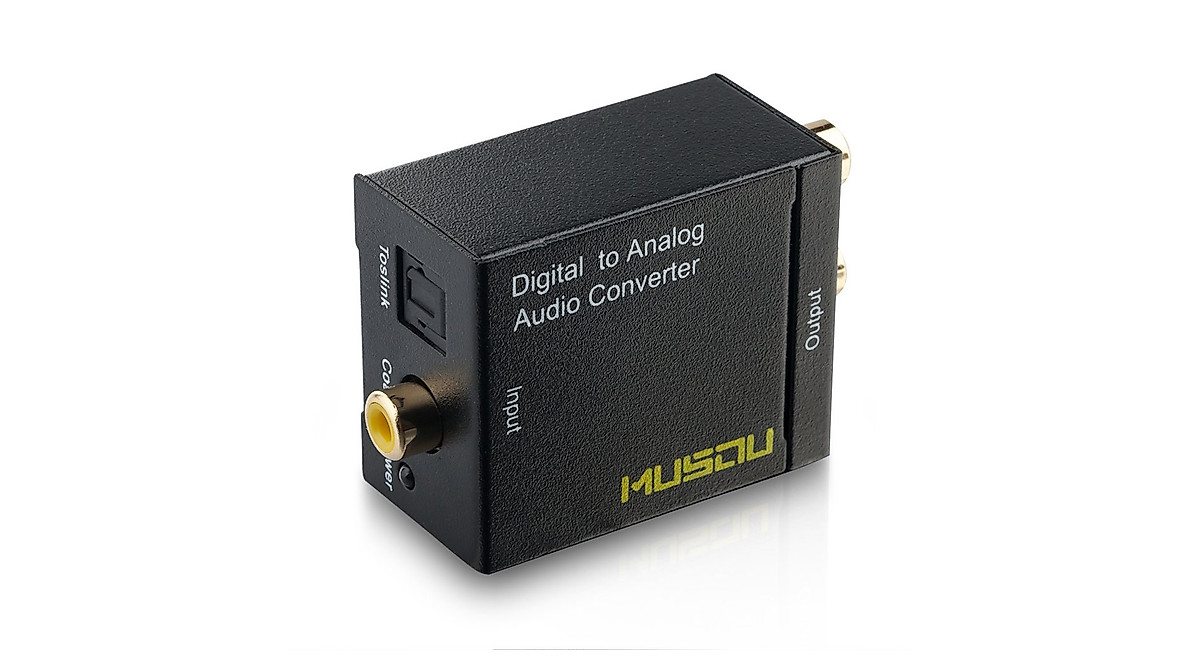 Musou Coax to Analog RCA Converter - Easy Audio Setup