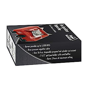 Texsport Compact Single Burner Propane Stove for Outdoor Camping Backpacking Hiking , Green