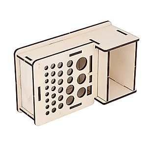 Leather Tools Storage Box Leather Tools Storage Box Shelf Beech Leathers Craft Rack Stand Punch Tool for Sanding Rods