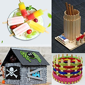 All Natural Wax Applicator Sticks Waxing Wood Body Spa Hair Eyebrow Removal Craft Sticks Applicator Spatula,4 Inch,200 Pieces.