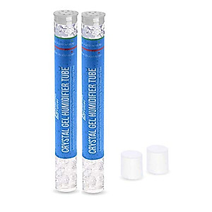 2 Pack Humidor Humidifier Tubes - Keeps Humidity at 70% in Cigar Box with PG Infused Gel, Each Tube Protects up to 25 Cigars - Perfect for Travel Cigar Humidor & Humidifiers by Essential Values