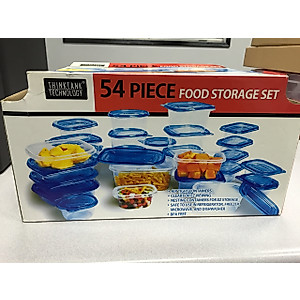 Think Tank Technology, 54 Pc (27 Containers) Food Storage Set, BPA Free