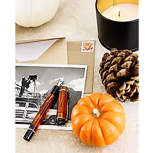 Conklin Duragraph Amber Fountain Pen, Med Nib (CK71342)