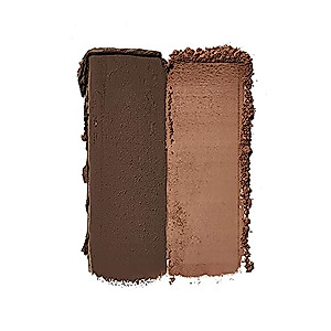 e.l.f, Eyebrow Kit, Brow Powder and Wax Duo, Long Lasting, Defines, Shapes, Fills, Contours, Medium, Fuller, Thicker, More Defined Brows, Brush Included, 0.13 Oz