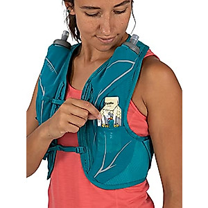 Osprey Dyna LT Women's Running Hydration Vest with Hydraulics Soft Flasks, Slate Grey, Large