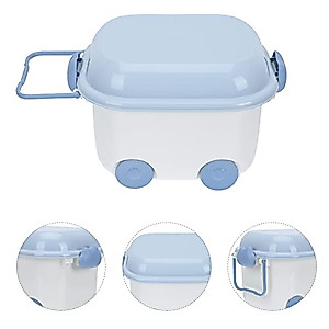 Cabilock Storage Basket Cube Storage Box Box with Wheel Box Chest with Wheel Rolling Storage Box with Wheels Stackable Storage Chest