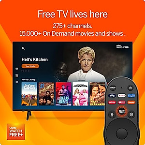 VIZIO 50" 4K Resolution HDR Smart TV, Dolby Vision HDR/HDR10+, WiFi 6 - (Renewed)