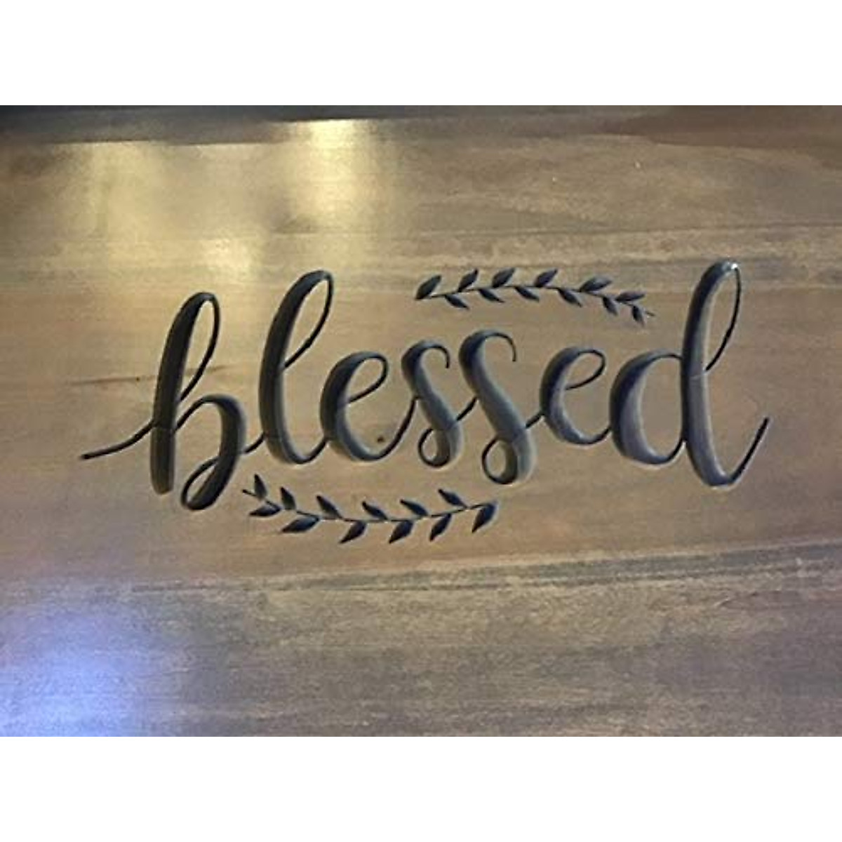 Beautiful Handrcrafted Farmhouse Style Carved Engraved Wooden Stovetop Cover Noodle Board with Optional Personalization