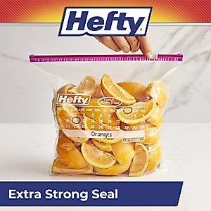 Hefty Slider Storage Calendar Bags, Gallon Size, 120 Count