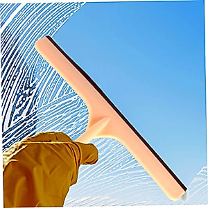 WOONEKY 2pcs for Squeegee Showerrandom Auto Color Scrubbers Convenient Shower Tools Car Window Cleaner Cleaning Scrubber Tool Short Glass Windshield Bathroom Handle Practical