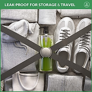 Empty Shampoo Pump Bottles, 32oz(1Liter), BPA-FREE, Plastic (PETE1) Cylinder, Pack of 3