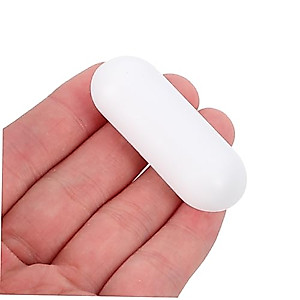 Veemoon 8pcs Toilet Seat Cover Bidet Toilet Seat Buffers Bumpers for Toilet Seat Toilet Seat Bumper for Bathroom Toilet Seat Bumper Replacement Kit Toilet Bumpers for Seat White Ldpe