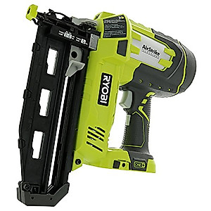 Ryobi P325 One+ 18V Lithium Ion Battery Powered Cordless 16 Gauge Finish Nailer (Battery Not Included, Power Tool Only)