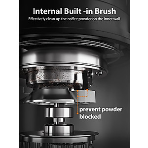 Aromaster Conical Coffee Grinder, Burr Coffee Grinder, Espresso/Drip/Cold Brew/French Press Coffee Maker…