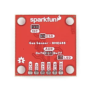 SparkFun Environmental Sensor - BME688 (Qwiic) - Gas scanning Sensor - Temperature Humidity Barometric Pressure - Scan for VOCs VSCs and Other Gasses in The Parts per Billion Range ppb