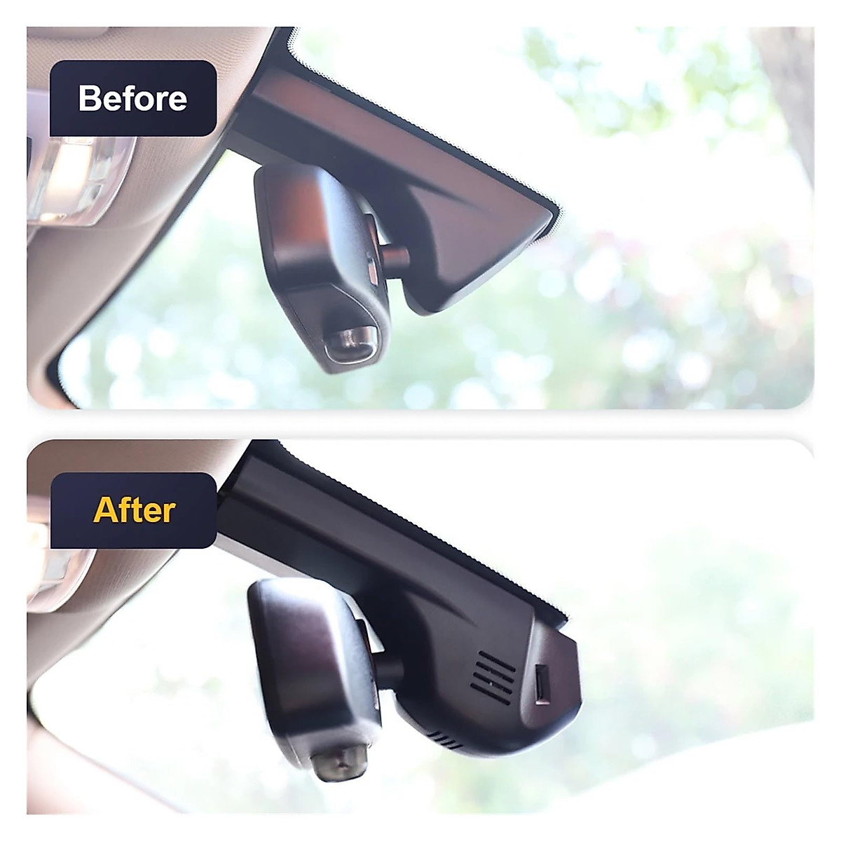 Fitcamx 4K 2160P Integrated OEM Style Car DVR WiFi APP Control Dash Cam Compatible with BMW X4 G02 2019 to 2023,Compatible with BMW F26 2015 to 2018, (Color : HD2-3608(G02), Size : 4K Dual Cam 128GB