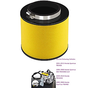 400EX Carburetor，Compatible with Honda Sportrax TRX400EX 2x4 1999-2008 ATV, TRX400X 2x4 2009-2015 TRX 400 Carburetor 400EX Replaces 16100-HN1-A43