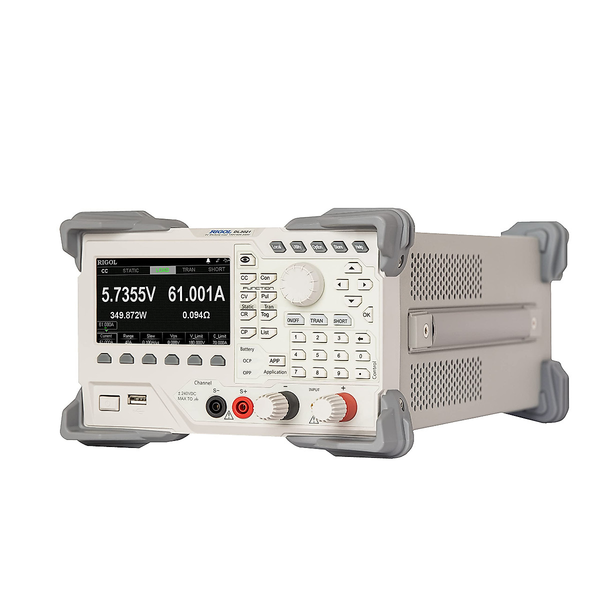 Rigol DL3021 Programmable DC Electronic Load,DC 150V/40A,200W Total Power,15kHz Highest Frequency,Readback Resolution 1mV/1mA