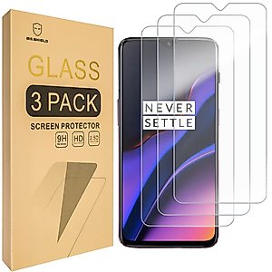 Mr.Shield [3-PACK] Designed For OnePlus 6T / OnePlus 7 [Tempered Glass] Screen Protector with Lifetime Replacement