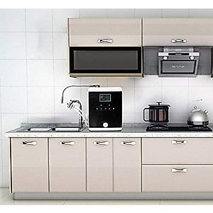 Water Ionizer and Water Purifier Machine,PH 3-11 Alkaline Acid Water Machine,Up to -800mV ORP, 8000 Liters Per Filter,11 Plate Electrode,Regulation Valve to Control PH and ORP/Auto-Cleaning