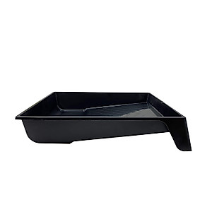 Grip Tight Tools PT1 Heavy Duty Plastic Paint Tray with Legs, 11" x 14", Black