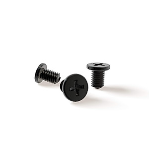 12x Replacement Black Philips Drive Laptop Screws M2.5X4mm Screw M2.5X4L PM2.5X4.0