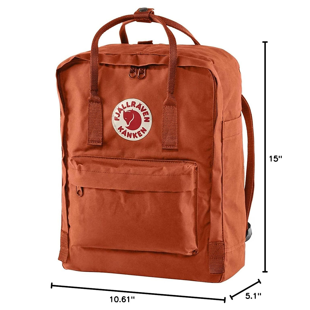 Fjallraven, Kanken Classic Backpack for Everyday, Rowan Red