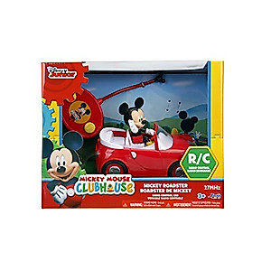 Jada Toys Disney Junior Mickey Mouse Clubhouse Roadster RC Car Red, 7"